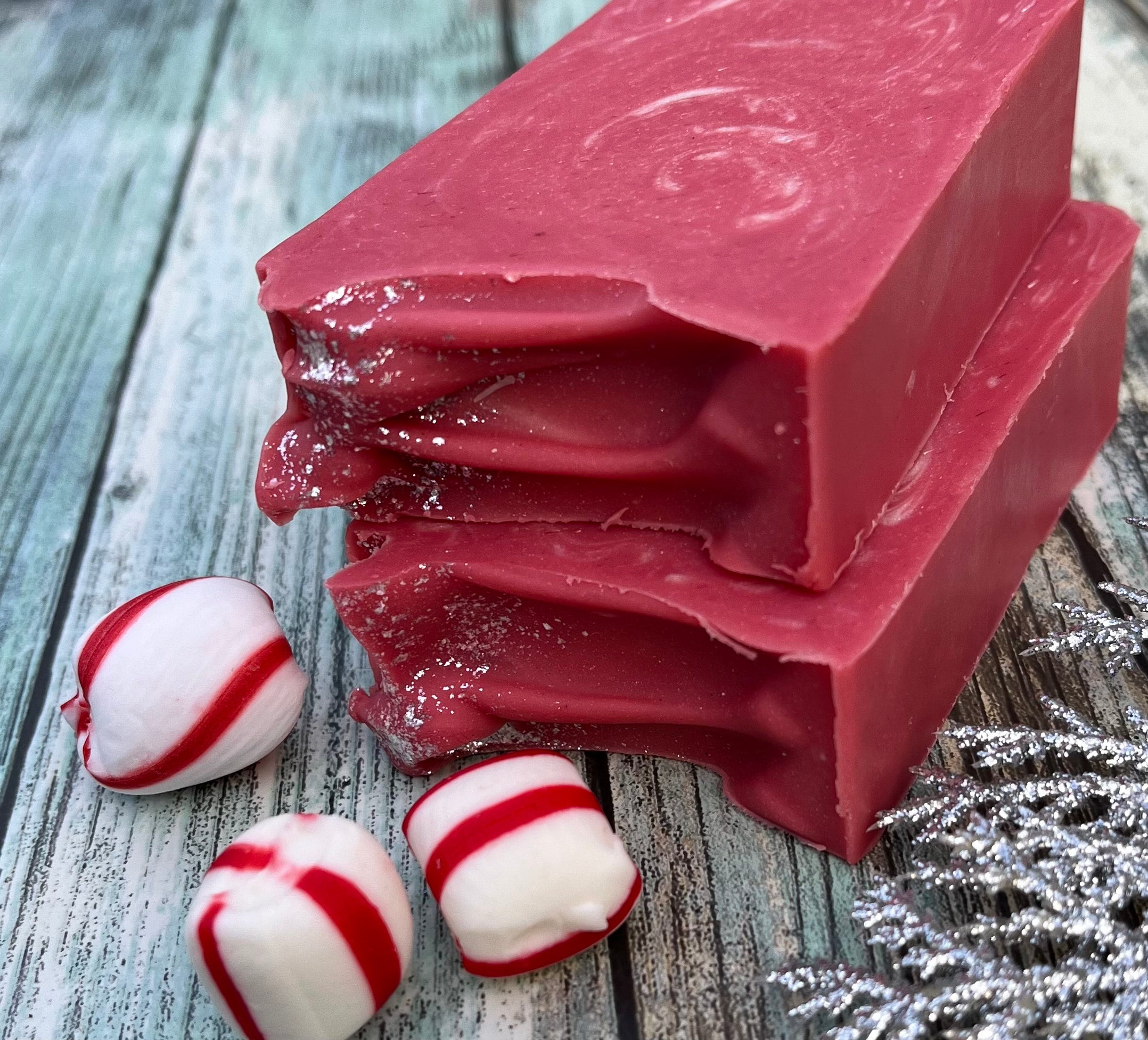 Candy Cane Soap | PINE WITCH SOAPS